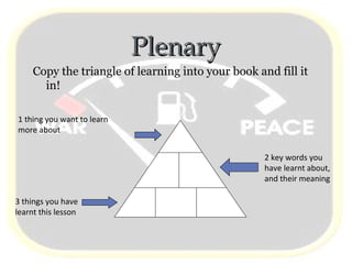 War and Peace- AQA- GCSE RE | PPT