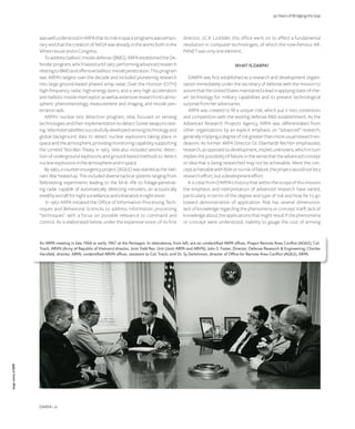 DARPA 50 YEARS | PDF | Defense Industry | Industries