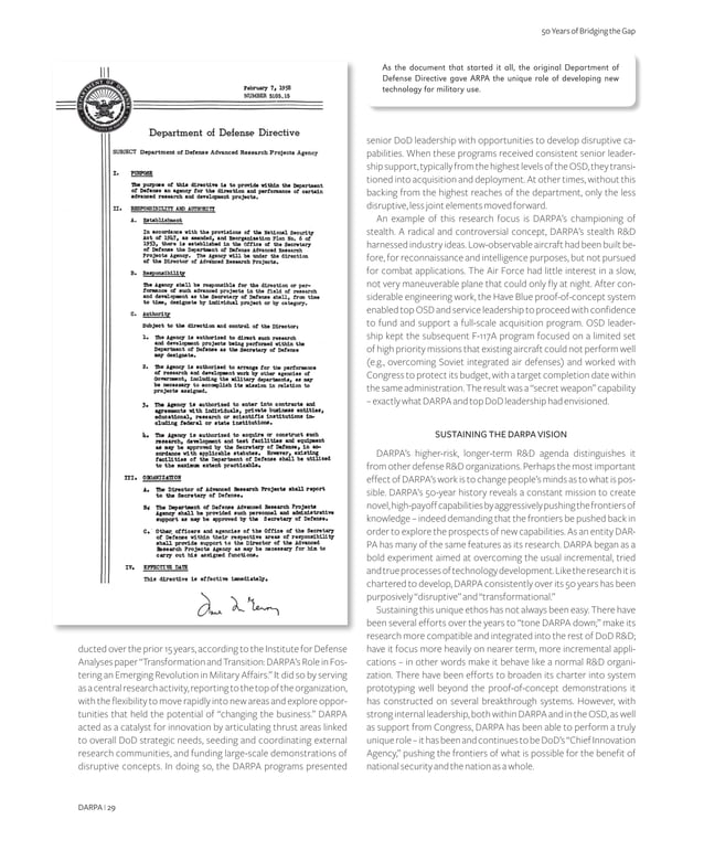 DARPA 50 YEARS | PDF | Defense Industry | Industries
