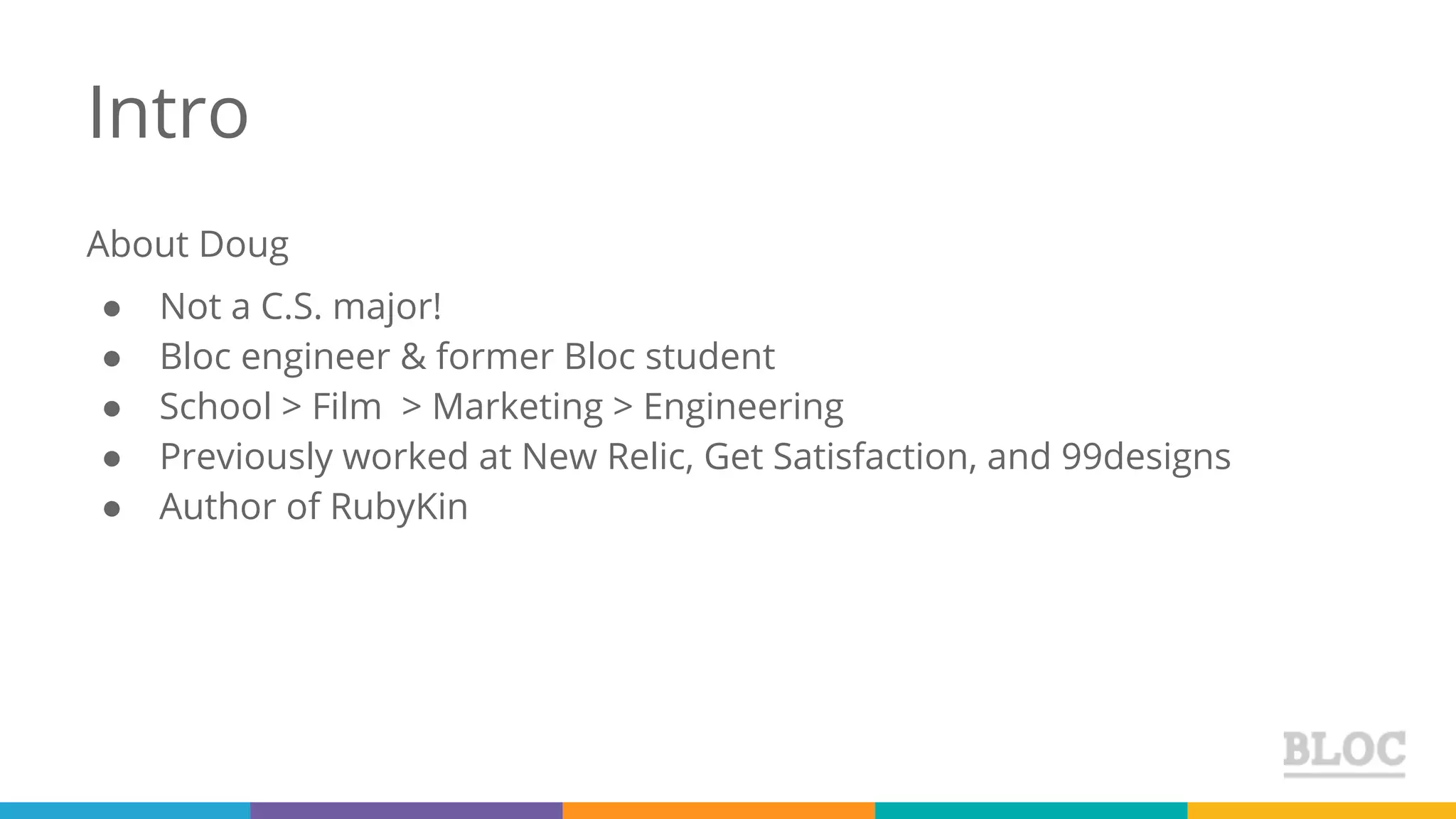 Intro to Web Development from Bloc.io