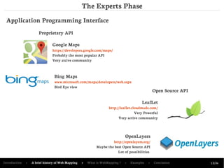 Past, Present and Future of WebMapping Application | PPT