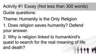 RELIGION:INTRO1.ppt | Christianity | Religion & Spirituality