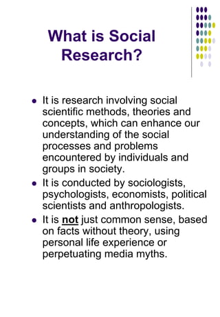 what is the research | PPT