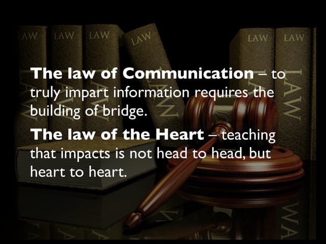 Howard Hendricks: Law 1, The Law of the Teacher | KEY