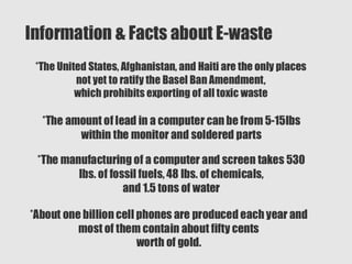 E-Waste | PPTX