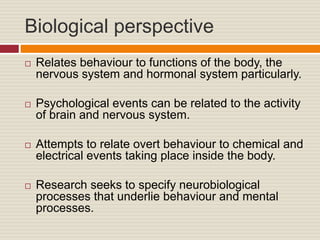 Introduction to Psychology | PPTX