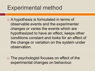 Introduction to Psychology | PPTX