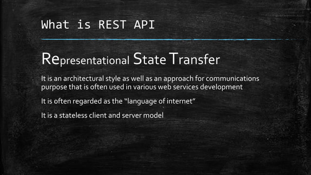 introduction about REST API | PPTX
