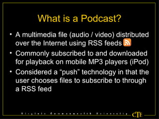 Introduction to Podcasting in Higher Education | PPT