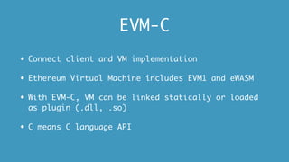 Introduction to ewasm | PPT