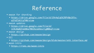 Introduction to ewasm | PPT