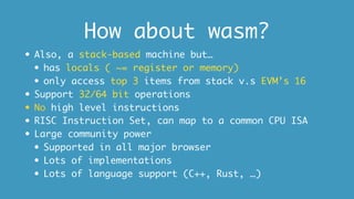 Introduction to ewasm | PPT