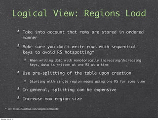Intro to HBase Internals & Schema Design (for HBase users) | PDF ...