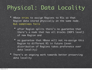 Intro to HBase Internals & Schema Design (for HBase users) | PDF ...