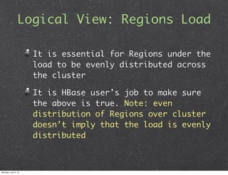 Intro to HBase Internals & Schema Design (for HBase users) | PDF | Databases | Computer Software ...