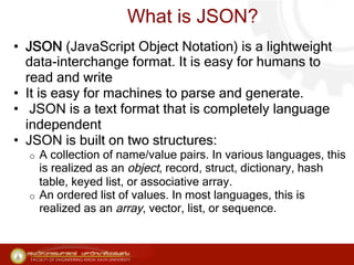 Introduction to JSON | PPT