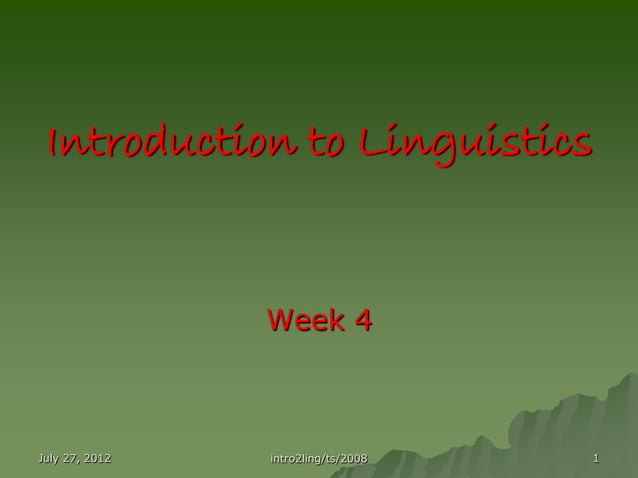 Introduction to Linguistics, Semantics.pdf