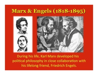 Marxism: An Introduction to the Ideas of Marx & Engels | PDF