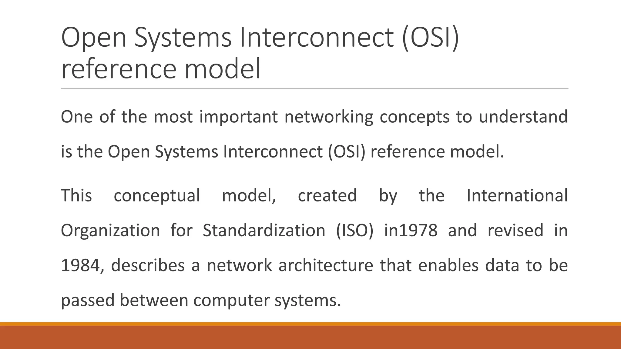 OSI reference Model | PPT