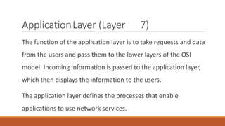 OSI reference Model | PPT