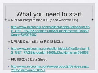 Intro2 Robotic With Pic18 | PPT