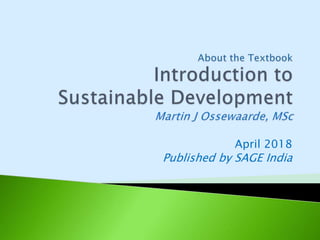 Introduction to Sustainable Development Textbook | PPT