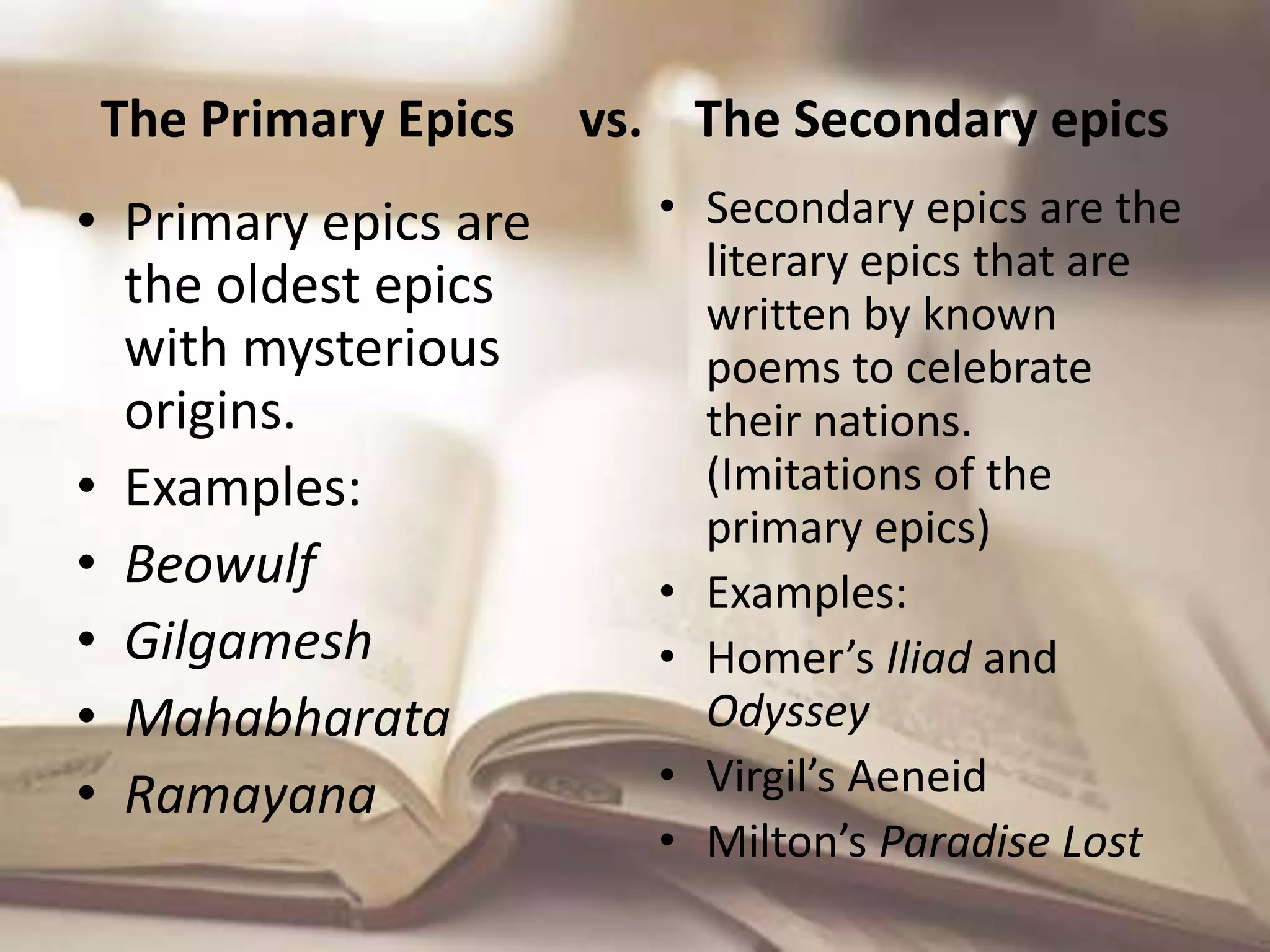 Introduction to Literature - Lecture 3 | PPTX