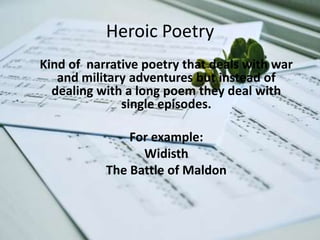 Introduction to Literature - Lecture 3 | PPTX