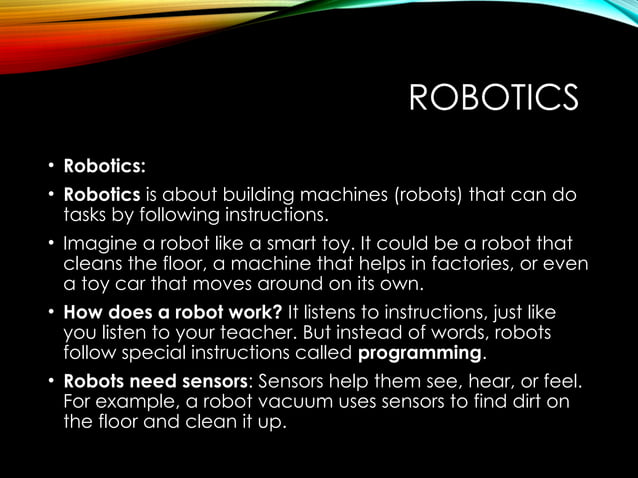 intro ai,coding and robotics.pptx scratch | PPTX