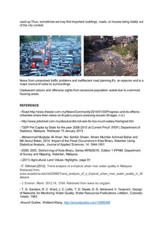 ESD report - Unplanned Urban Growth | PDF