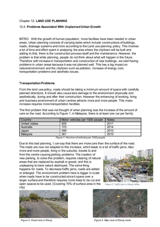 ESD report - Unplanned Urban Growth | PDF