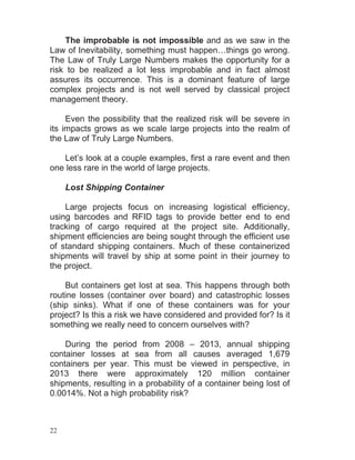 Theory of Management of Large Complex Projects - Introduction and ...