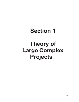 Theory of Management of Large Complex Projects - Introduction and ...