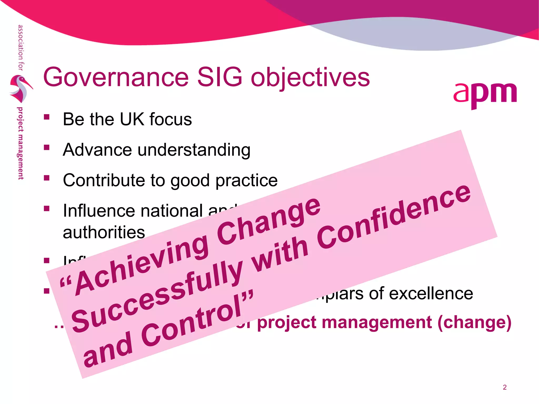 APM Governance SIG Martin Samphire | PPT | Business Administration ...