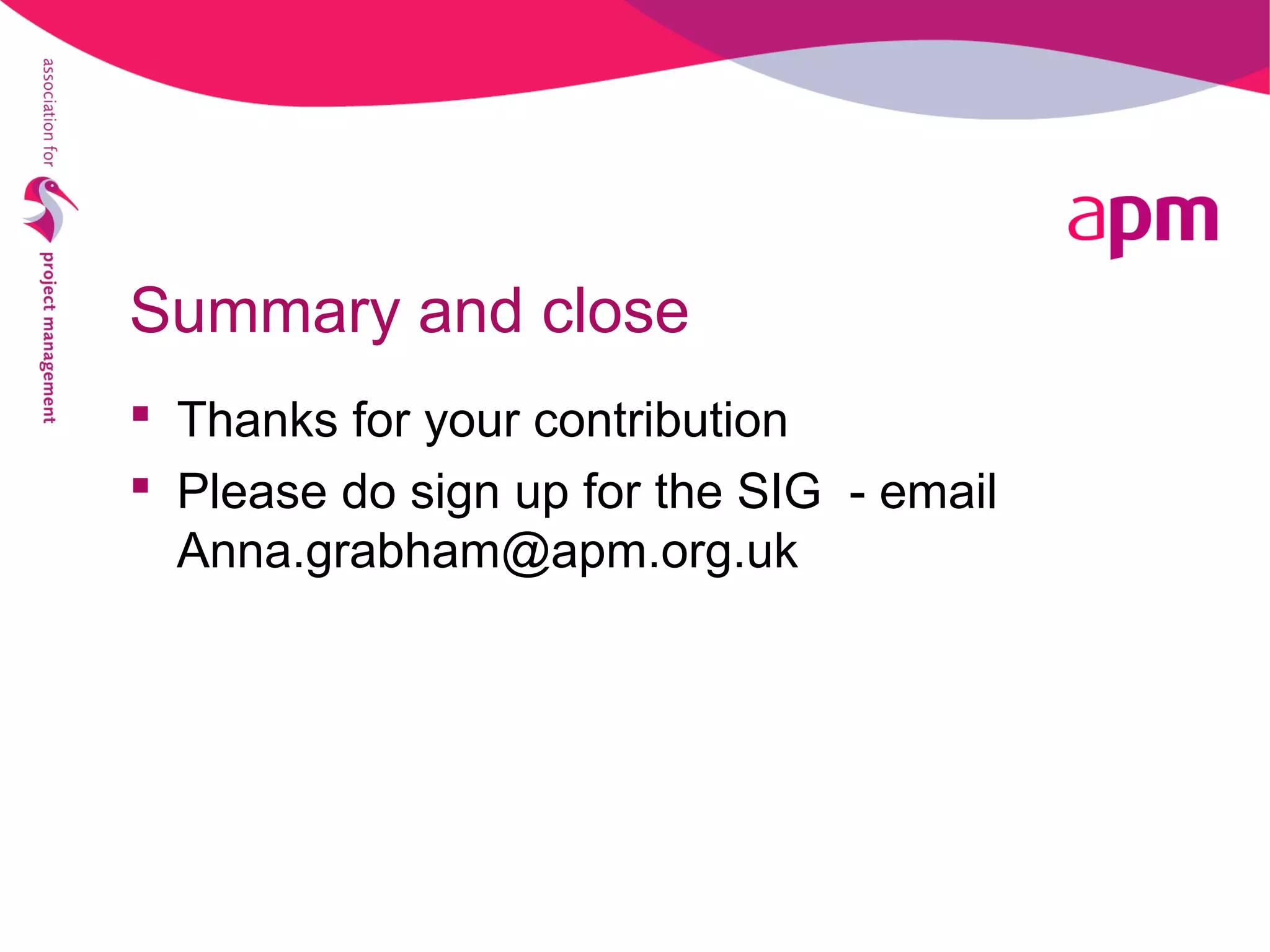 APM Governance SIG Martin Samphire | PPT | Business Administration ...