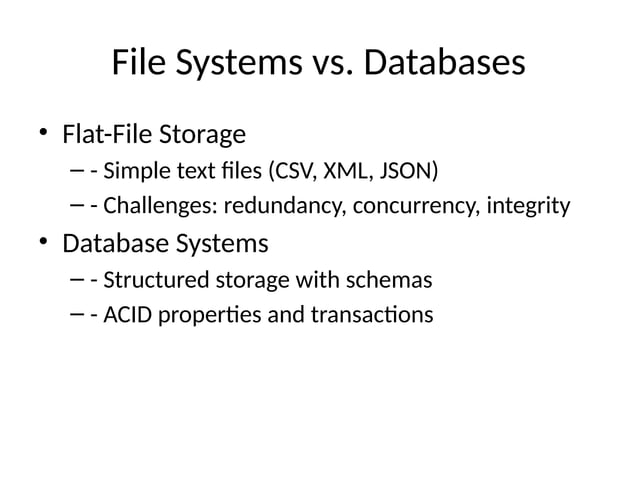 Introduction to File System in PHP MySQL | PPT