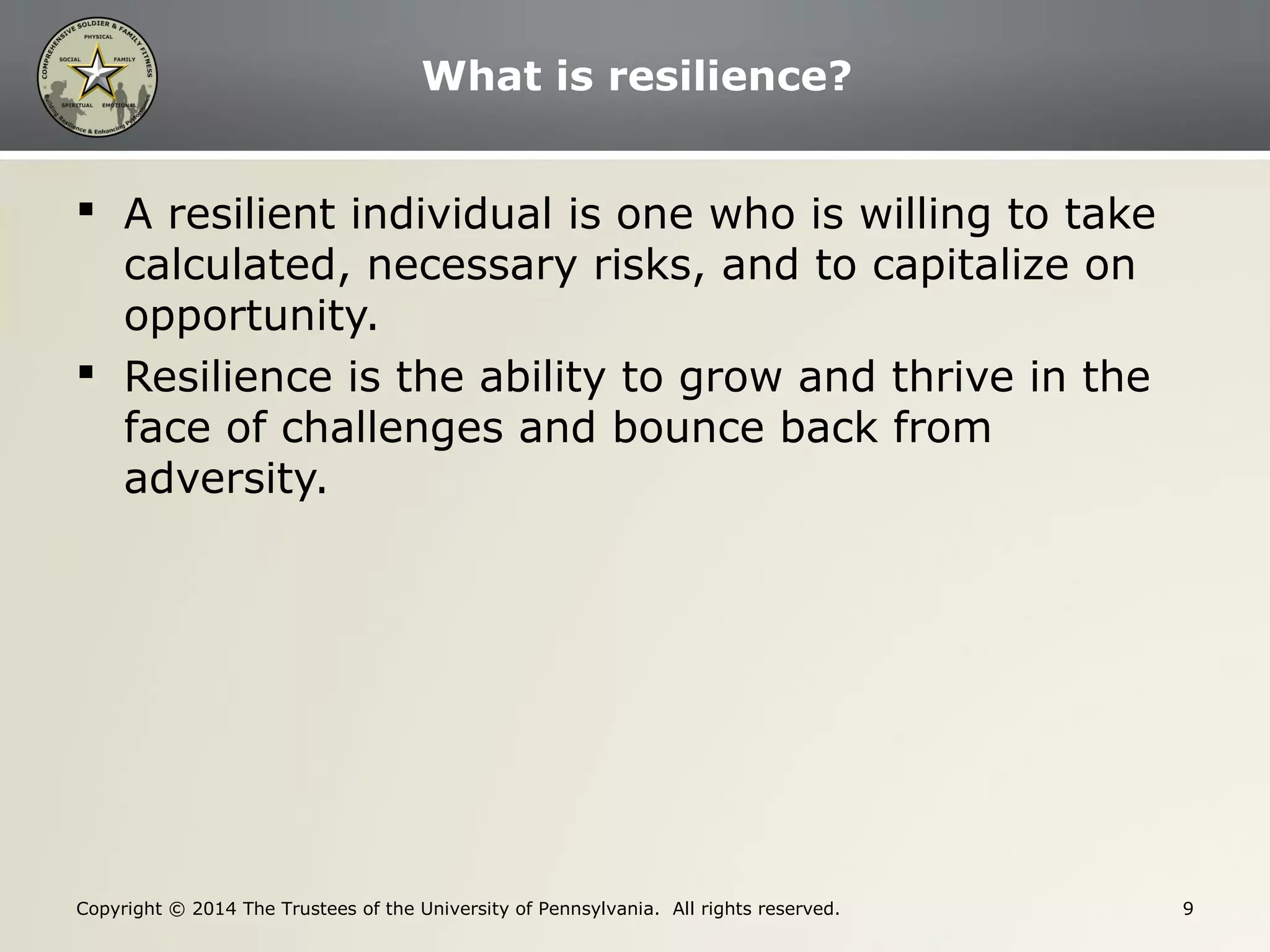Resiliency Overview | PPT