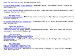 Macbeth Quotes Witches