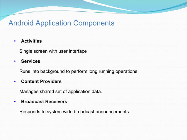 Introduction to android | PPT | Free Download