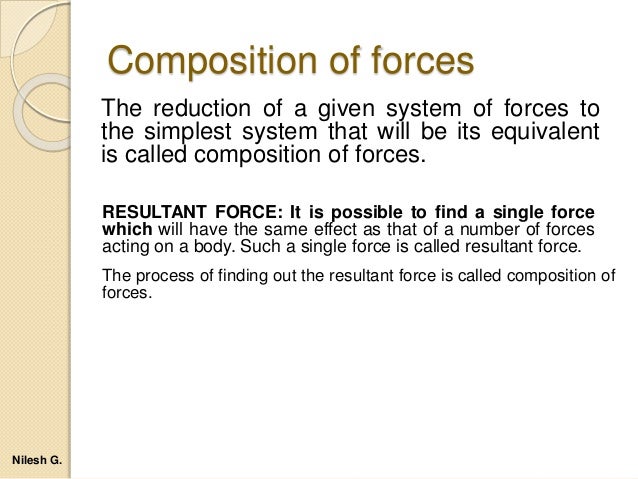Introduction of system of coplanar forces (engineering mechanics)