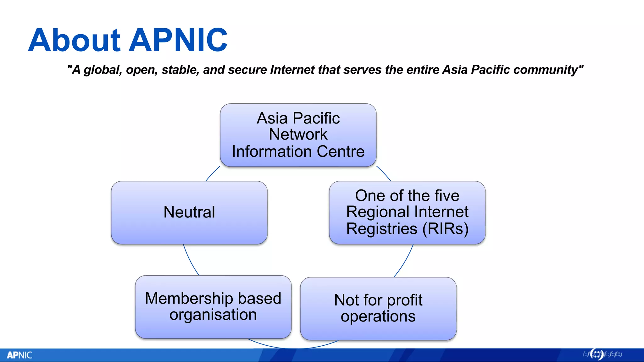 PCTA Convention 2023: APNIC Introduction | PDF