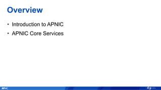 PCTA Convention 2023: APNIC Introduction | PDF