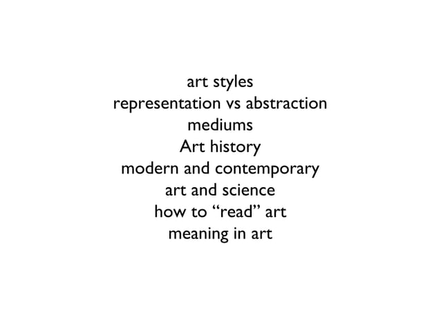 Intro to art appreciation | PPT