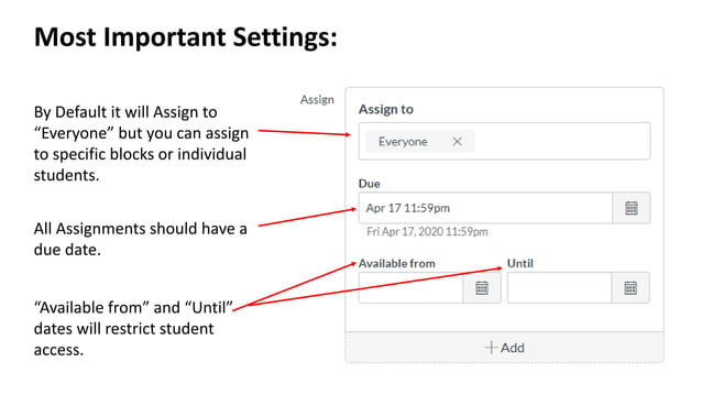 Intro to Canvas Assignments | PPT