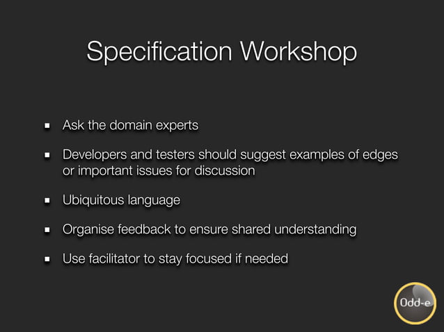 Introduction to Acceptance Test Driven Development | PPT