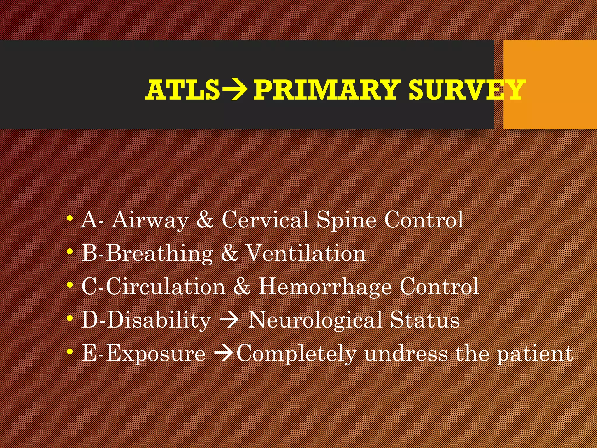 ATLS- Advanced Trauma Life Support | PPT
