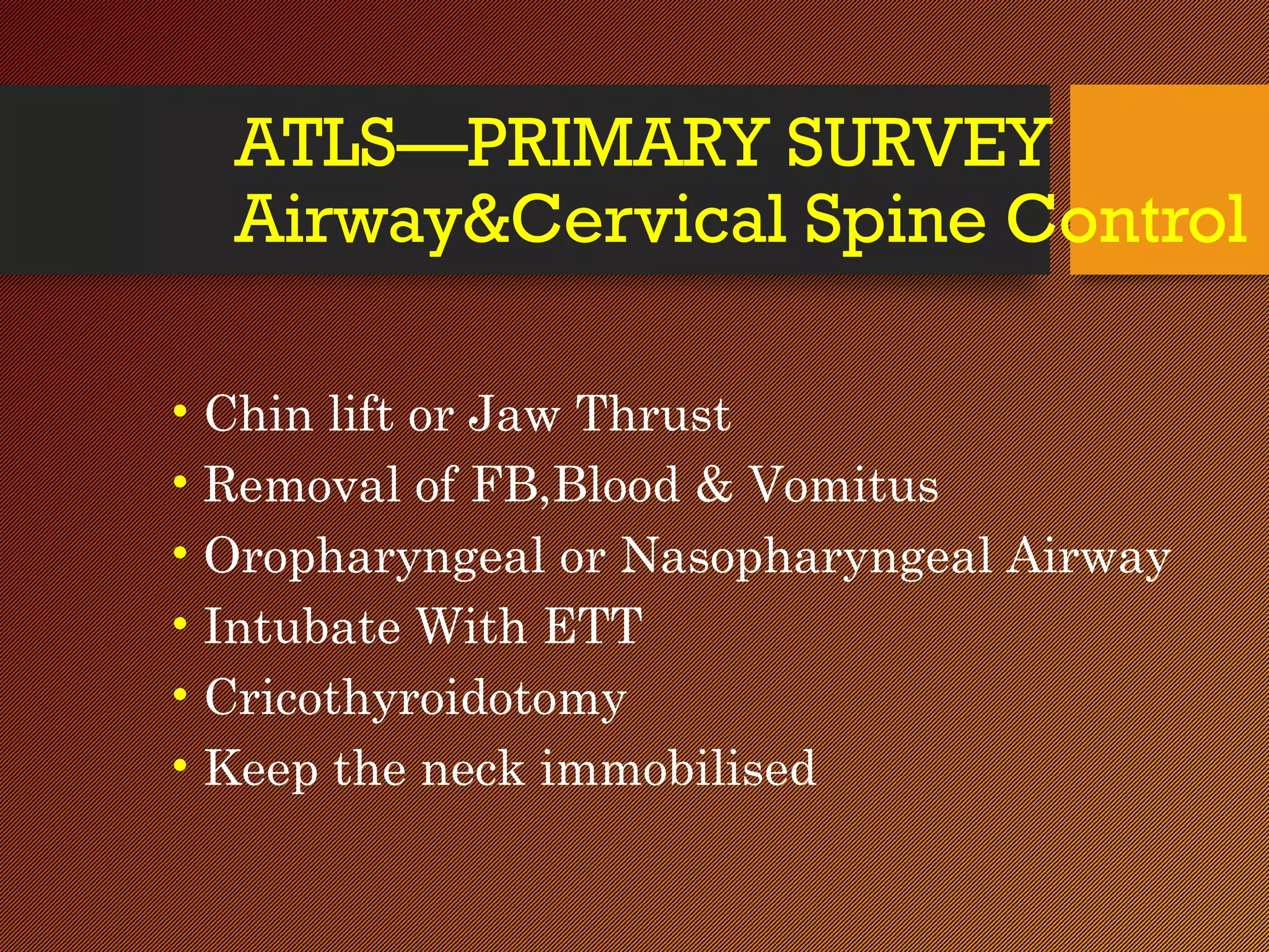 ATLS- Advanced Trauma Life Support | PPT ATLS- Advanced Trauma Life Support | PPT