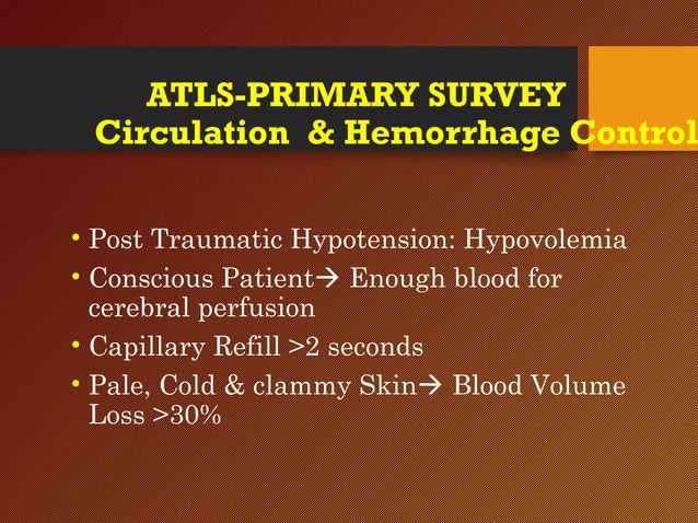 ATLS- Advanced Trauma Life Support | PPT | First Aid | Injuries
