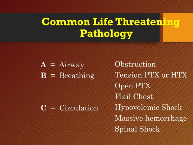 ATLS- Advanced Trauma Life Support | PPT ATLS- Advanced Trauma Life Support | PPT