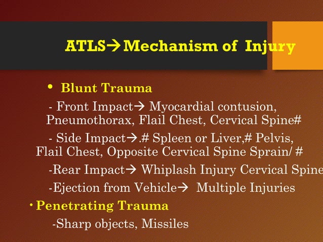 ATLS- Advanced Trauma Life Support | PPT | First Aid | Injuries